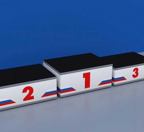 Пьедестал награждения Матрешка 812х612мм (прямоуг)