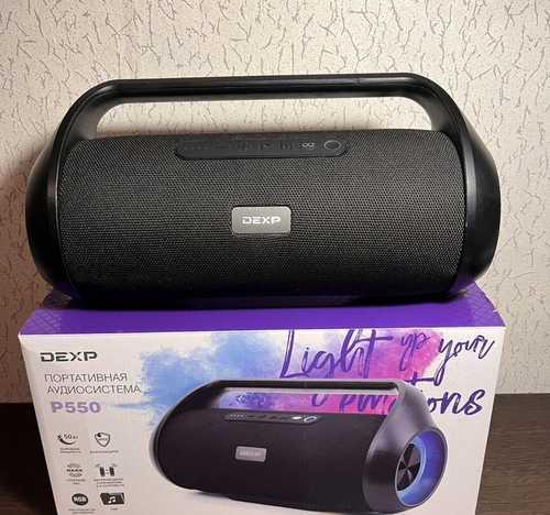 Bluetooth колонка dexp P550 50вт