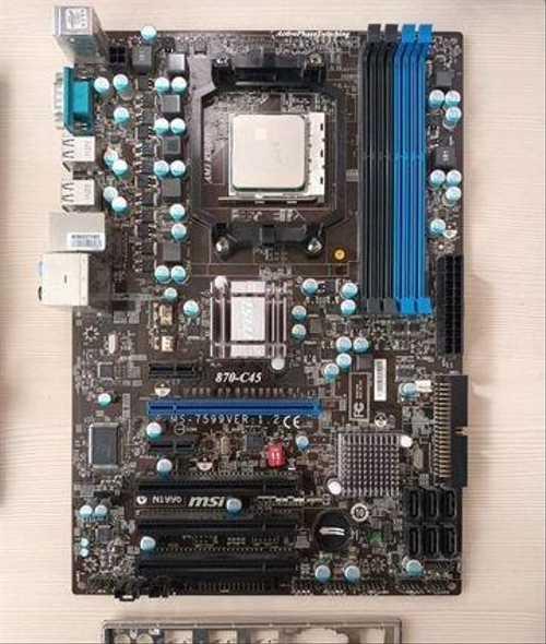 Комплект AMD Phenom II X4 955 + MSI 870-C45