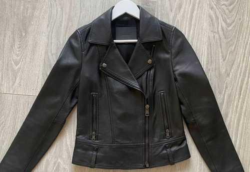 Каженка куртка кожаная Massimo Dutti