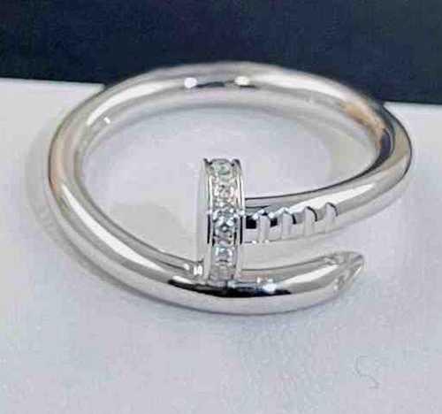 Кольцо Cartier Juste un Clou Белое золото 0,22ct