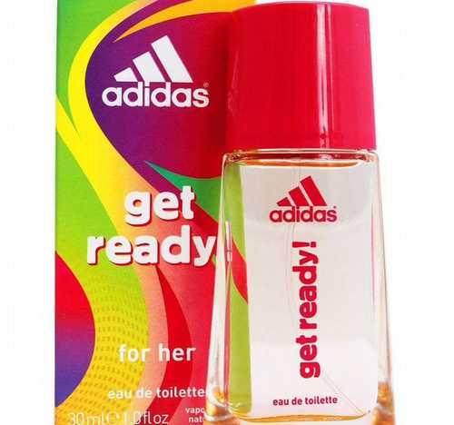 Духи Adidas GET ready women edt 30ml. NEW