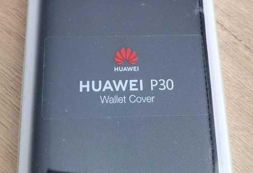 Оригинальный чехол книжка Huawei P30, новый