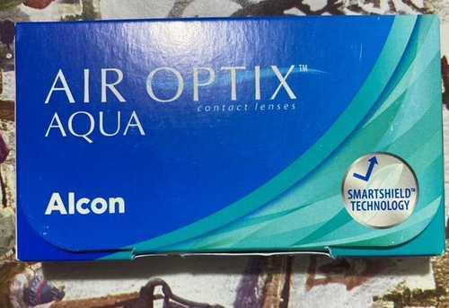 Линзы контактные Air optix aqua