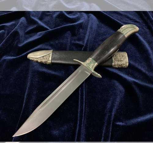 Подарочный нож в деревянных ножнах сталь Х12мф