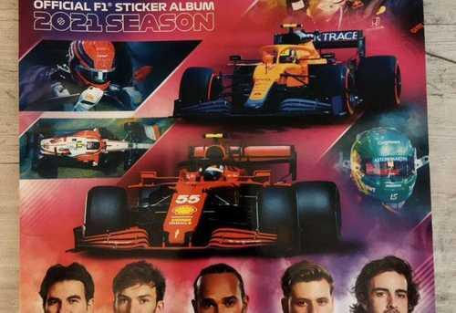 Альбом с наклейками Formula 1. F1. Topps. Полный