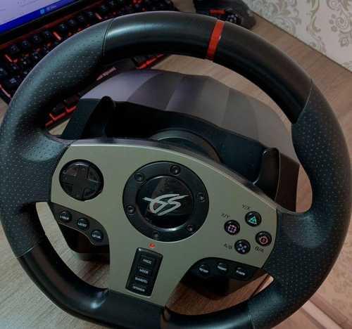 Игровой руль 900 градусов dexp wheelman pro