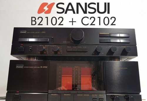 220 вольт. Sansui B-2102 + C-2102, Hi-End Двойка