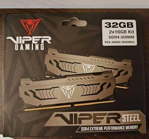 DDR4 32 gb 3600 Мhz kit