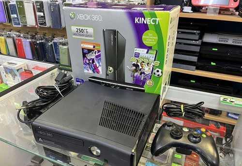 Xbox 360 Слим 250 Гб Freeboot+60 игр