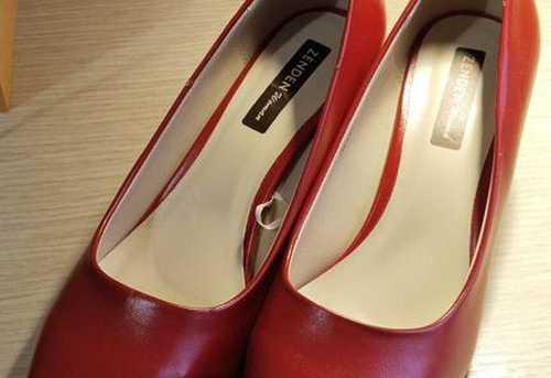Туфли женские 38 размер красные