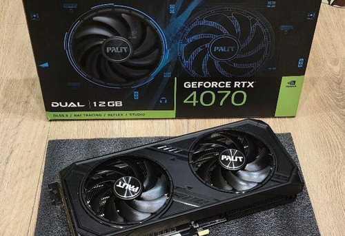 RTX 4070 Palit Dual Гарантия / Обмен