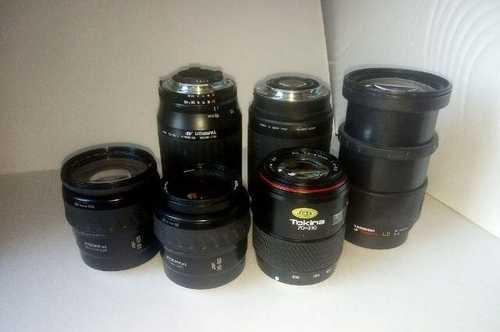 Объективы Minolta, Tamron, Sigma