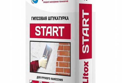 Гипсовая ручная штукатурка Литокс start, 30кг