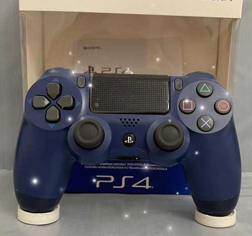 DualShock 4 V2 Геймпад темно-синий для PS4, пк