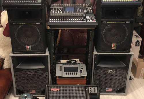 Peavey, Crest, Tascam,yamaha