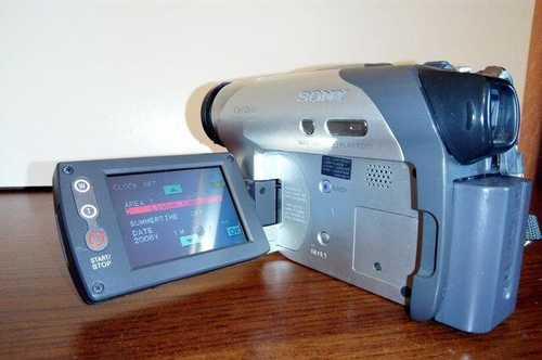 Видиокамера sony dsr-dvd-105e(20zoom)