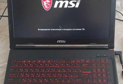 Ноутбук msi GL63 8RC-467RU