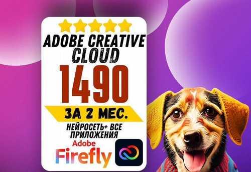 Adobe Creative Cloud 2 месяца + Нейросеть