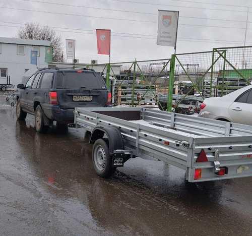 Бортовой прицеп для снегохода от завода мзса