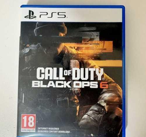 Call of duty black ops 6 ps5 диск