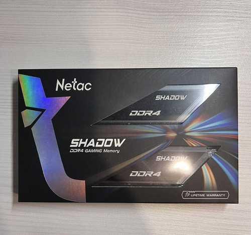 Оперативная память Netac shadow ddr4 16gb (2x8GB)