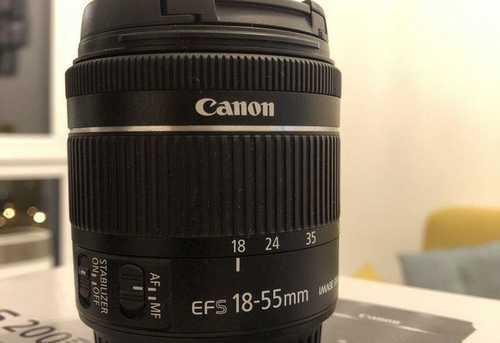 Объектив Canon EF-S 18-55mm f/4-5.6 IS STM (kit)