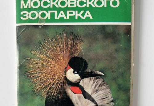 Птицы московского зоопарка набор открыток