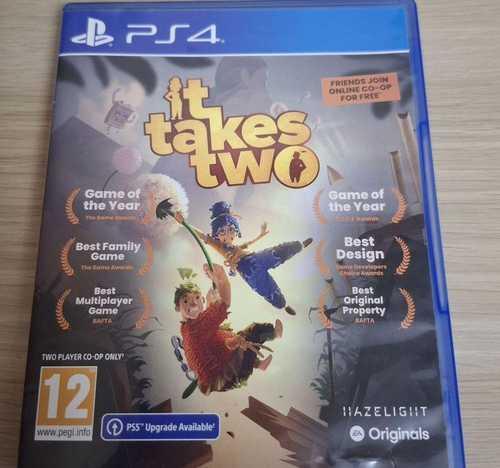 Диск It takes two ps4 (обновление до PS5)