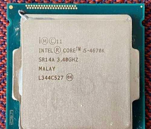 Процессор Intel Core i5 4670k