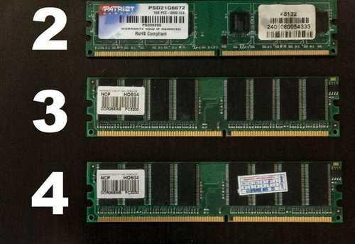 Оперативная память ddr1 ddr2 ddr3