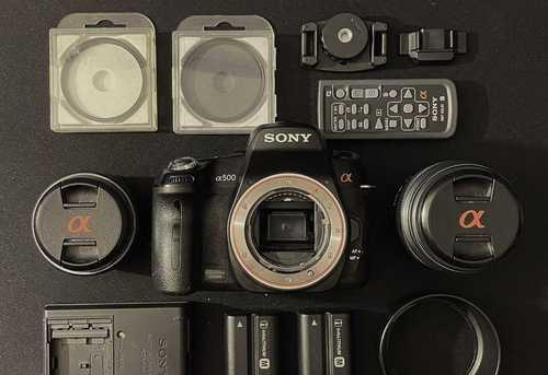 Sony dslr-A500 комплект