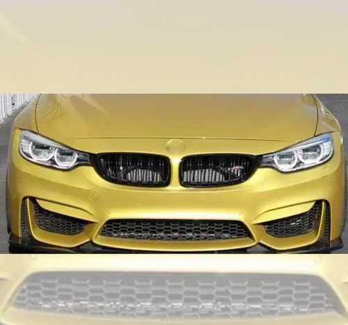 Сплиттер переднего бампера CS стиль карбон BMW M4