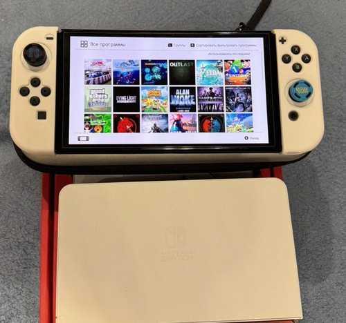 Nintendo switch oled прошитая 512 gb