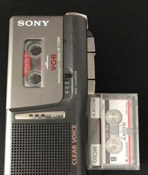 Диктофон кассетный Sony M-729V
