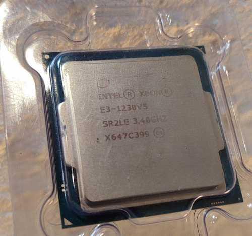 Процессор Intel Xeon E3 1230 v5