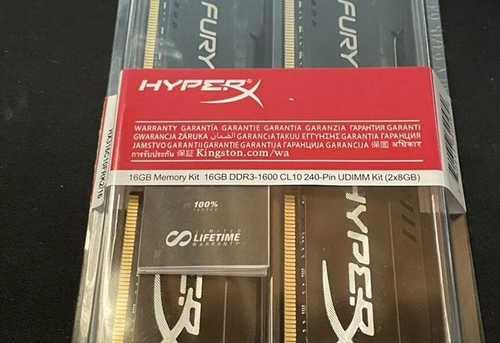 Оперативная память HyperX ddr3 2x8GB (16GB) 1600hz