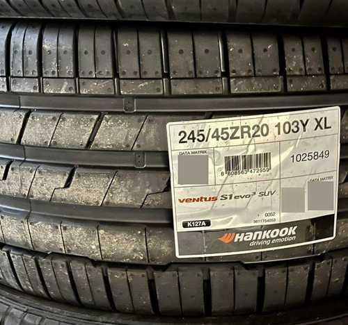 Hankook Ventus S1 Evo3 SUV K127A 245/45 R20 и 275/40 R20