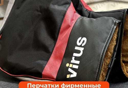 Перчатки фирменные вирус на электровелосипед