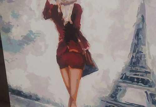 Интерьерная картина " Дождливый Париж " 40*50