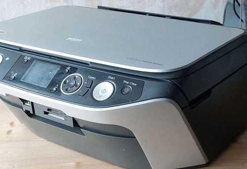 Принтер epson RX590 мфу рабочий, без головы