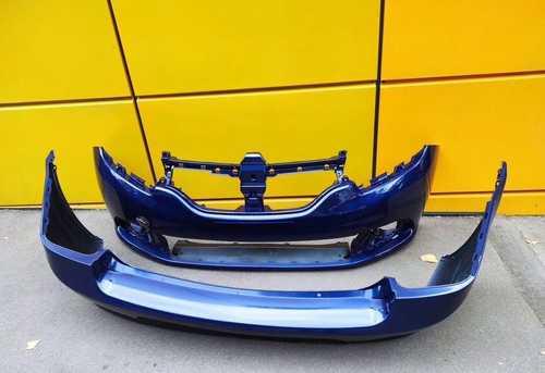 Бампер задний для Renault Logan 2014-2018 синий
