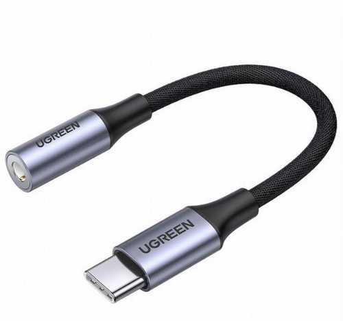 Переходник ugreen AV161 USB-C to 3.5mm Aluminum S