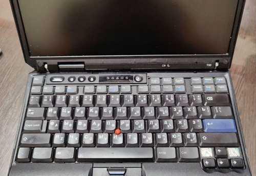 12.1" IBM ThinkPad X41, 40 ГБ, Pentium M 758, Intel GMA 900