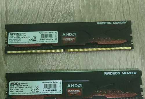Оперативная память AMD Radeon R7 2x8 GB DDR4 2666