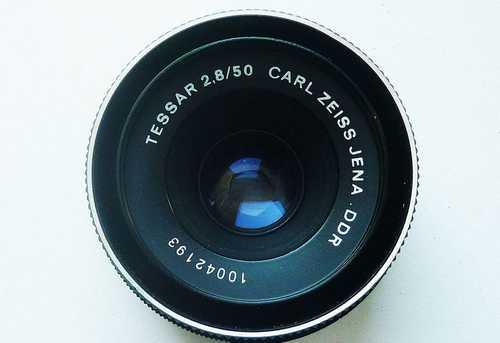 Объектив carl zeiss jena DDR tessar 2.8/50 42mm