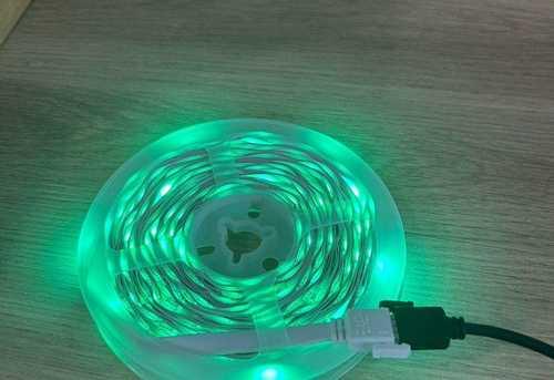 Светодиодная лента rgb led Яндекс Алиса с пультом