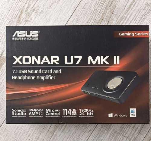 Внешняя звуковая карта Asus Xonar U7 mkii