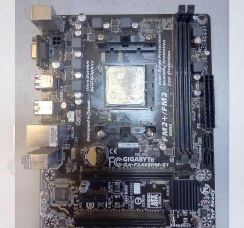 Gigabyte GA-F2A68HM-S1   A4-6300