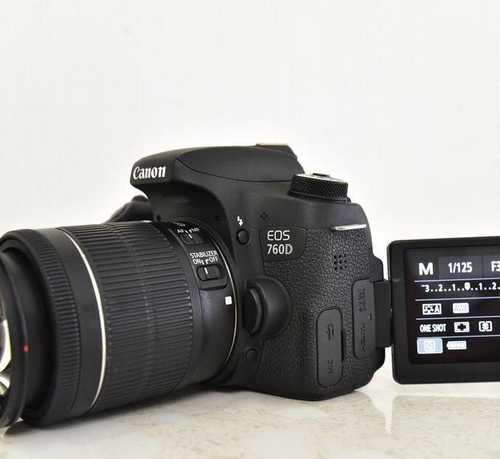 Canon 760D 18-55mm f/3.5-5.6 IS STM 12к